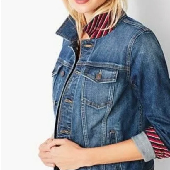 Talbots | Jackets & Coats | Talbots Blue Denim Class Jean Jacket Sz Sp ...